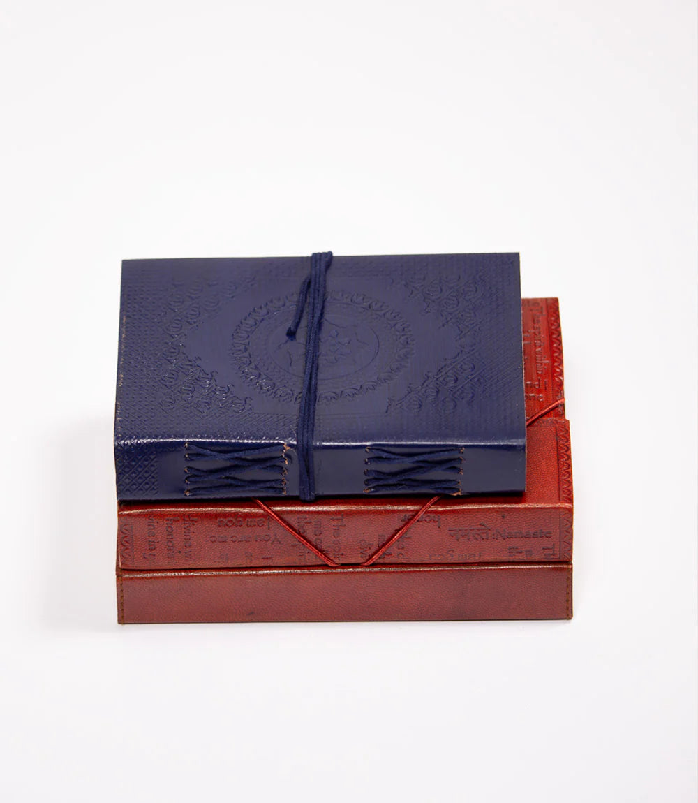 Treeless Paper & Eco-Leather Journal - Persian Blue – The Wool Stash