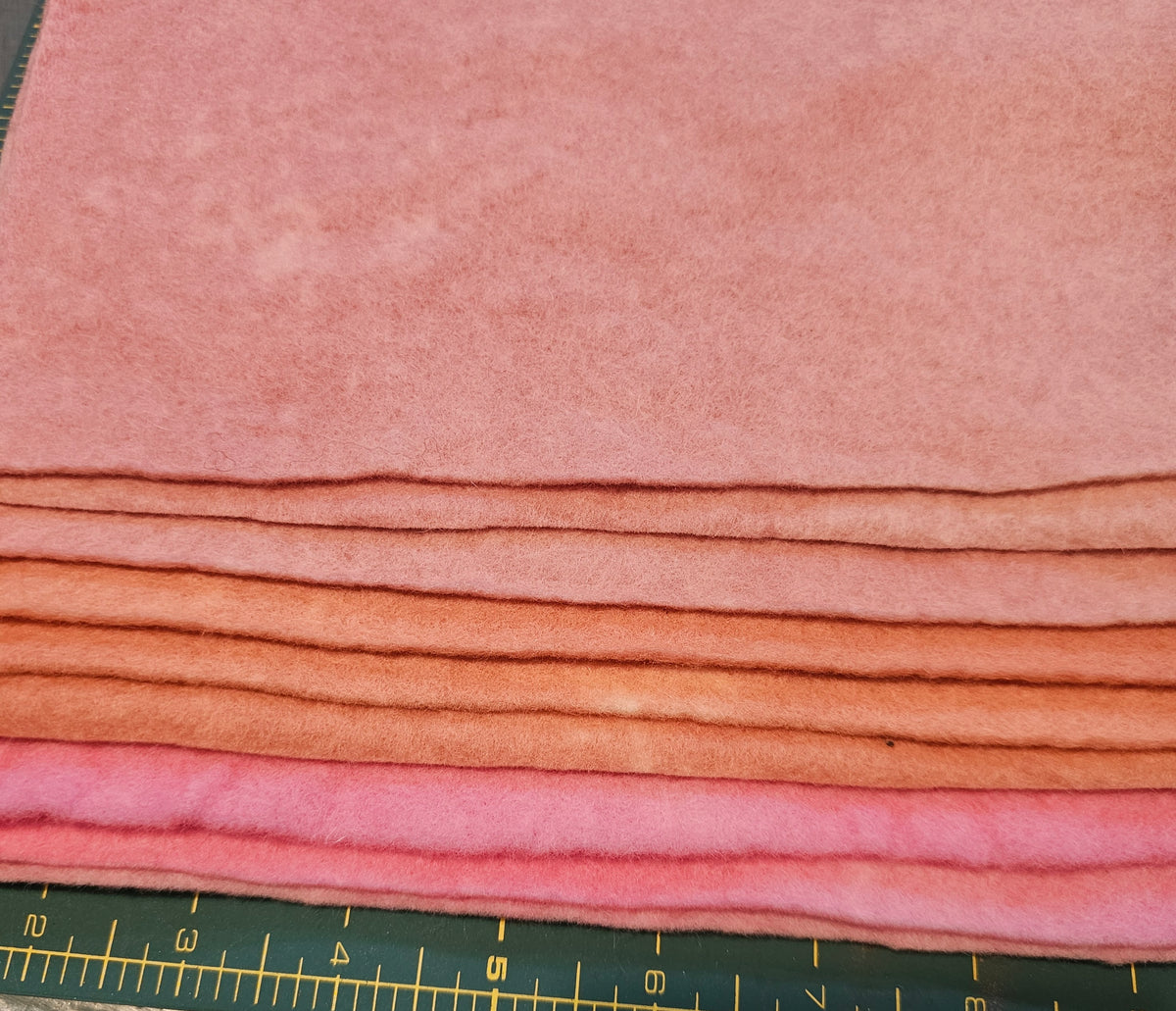 Hand Dyed Wool Felt Sheets Large – The Wool Stash