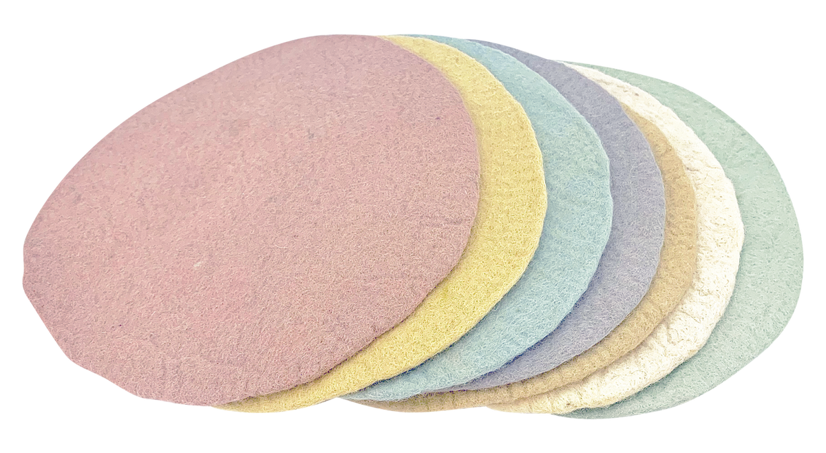 Round Felt Mats – The Wool Stash